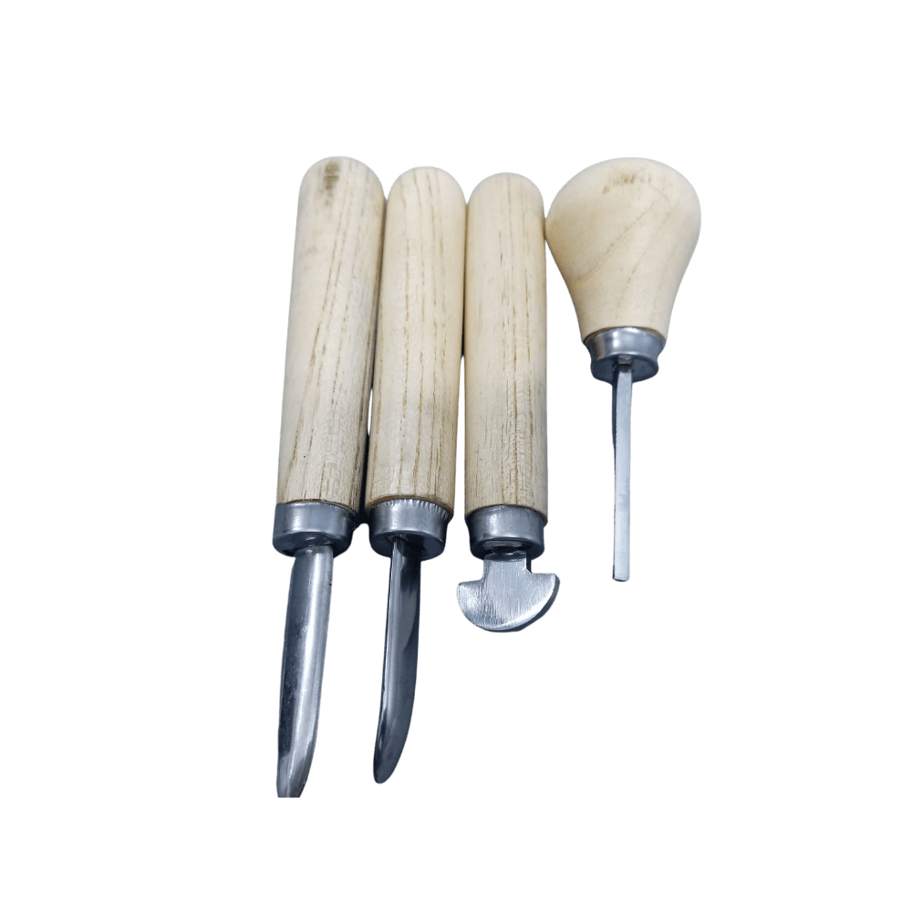 Straight and Curved Burnishers – Bezel Roller and Bezel Pusher (Set of 4) – NK eShop